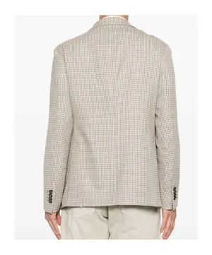Tagliatore Single-breasted Suit Jacket - Nude