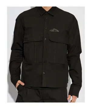 Dsquared2 Icon Logo Printed Long-sleeved Shirt