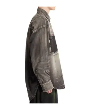 Mihara Yasuhiro Long-sleeve Denim Shirt