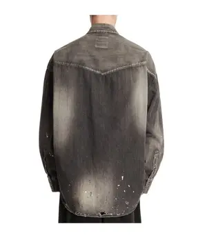 Mihara Yasuhiro Long-sleeve Denim Shirt