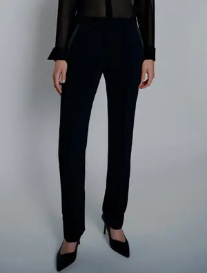 Marella Straight-fit Belted Trousers