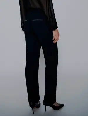 Marella Straight-fit Belted Trousers