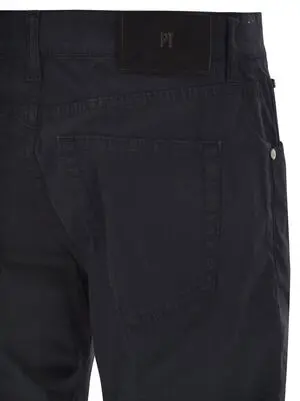 PT TORINO Five-pocket Stretch Cotton Trousers