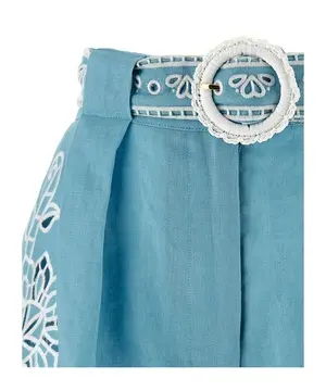 Farm Rio Richelieu Embroidered Shorts