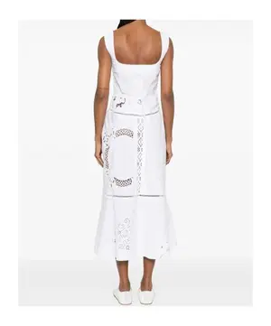 MARINE SERRE Regenerated Midi Dress