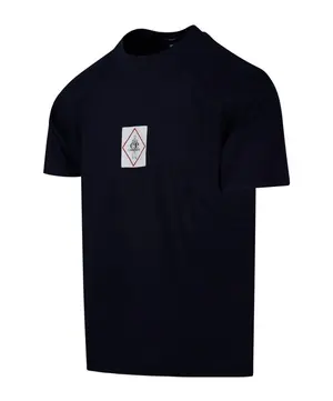 C.P. COMPANY Logo Patch Crewneck T-shirt - Black