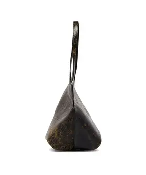 Attico La Scoop Shoulder Bag - Black