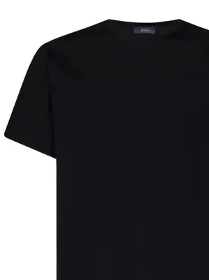 Herno Stretched Crewneck T-shirt - Black