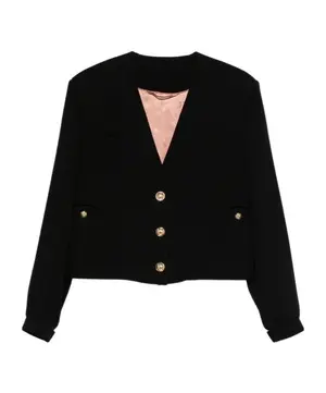 BLAZÉ MILANO Cropped V-neck Jacket