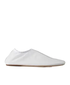 Christopher Esber Mesh Flat Ballerinas - White