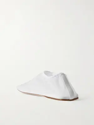 Christopher Esber Mesh Flat Ballerinas - White