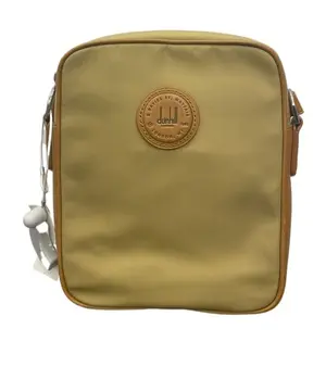 Dunhill Decal Zipper Shoulder Bag - Green