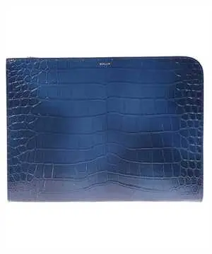 Bally Logo Handbag - Blue
