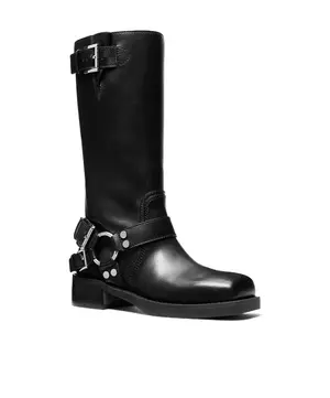 Michael Kors Leather Harness Boots