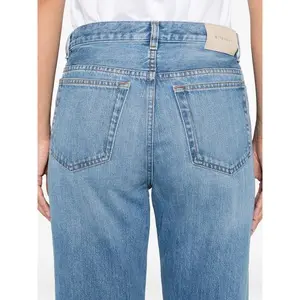 Givenchy High-waisted Straight-leg Jeans - Medium Blue