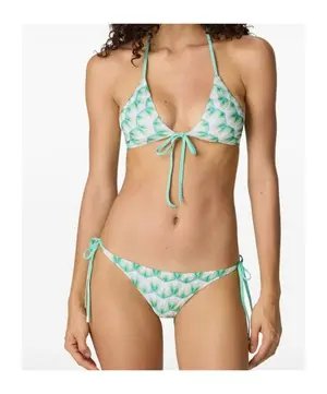 Missoni Printed Triangle Bikini Set - Green