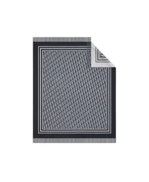 Dior Oblique Blanket - Gray