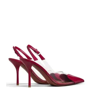 Alaïa Heart-toe Slingback Pumps