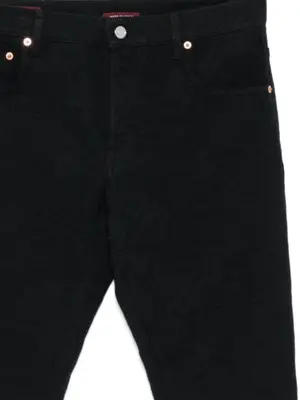 Gucci Gg Denim Jacquard Tapered Pants