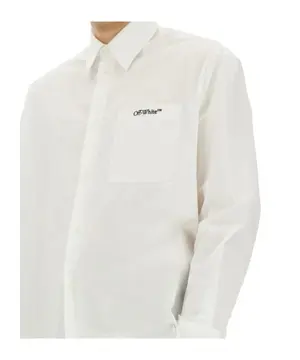 Off-White Logo Embroidered Shirt