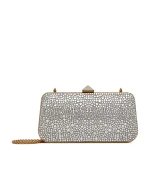 Silver Rhinestone Clutches