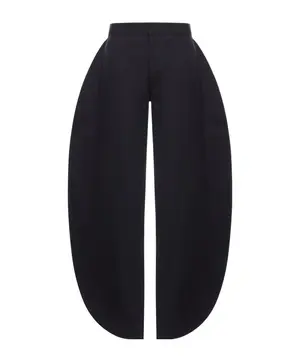 Alaïa Wide Leg Pleated Trousers - No