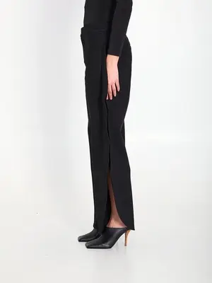 Alaïa Wide Leg Pleated Trousers - No