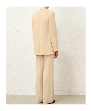 Zimmermann Shawl Lapel Tux Jacket - Tea
