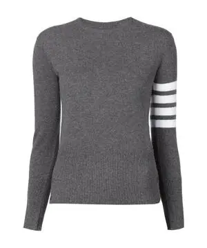 Thom Browne 4-bar Stripe Sweater - Medium Gray