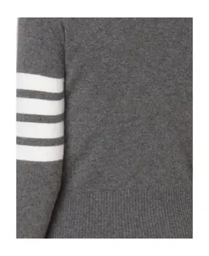 Thom Browne 4-bar Stripe Sweater - Medium Gray