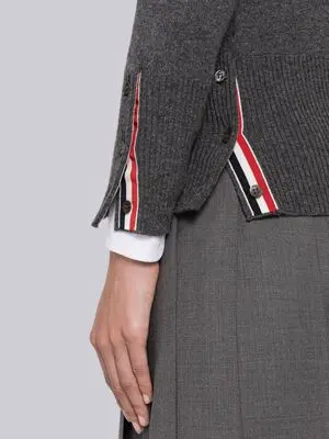 Thom Browne 4-bar Stripe Sweater - Medium Gray
