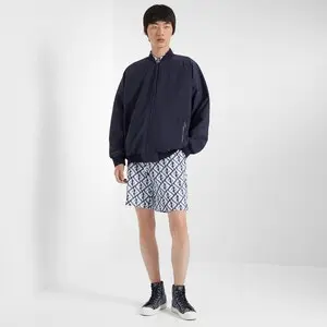 Fendi All-over Ff Printed Zipped Bomber Jacket - Black