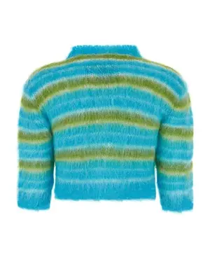 Marni Striped Button-down Cardigan