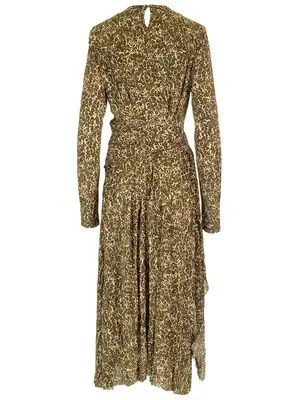Isabel Marant Étoile Zeidi Leopard Print Maxi Dress