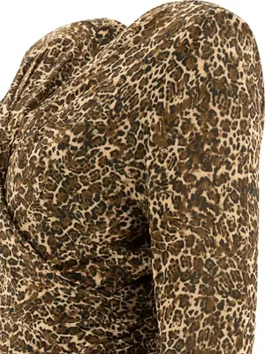 Isabel Marant Étoile Zeidi Leopard Print Maxi Dress