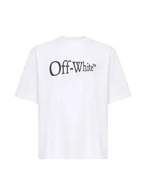 Off-White Logo Printed Crewneck T-shirt - White