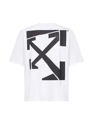 Off-White Logo Printed Crewneck T-shirt - White