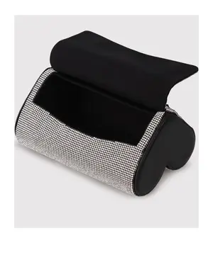 Kara Crush Mesh Clutch Bag