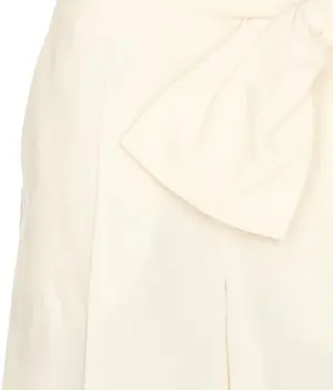 Chloé Bow Detailed High-rise Shorts