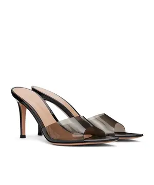 GIANVITO ROSSI Elle Heeled Sandals - Black