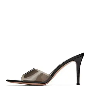 GIANVITO ROSSI Elle Heeled Sandals - Black