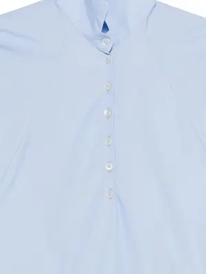 Barena Venezia Button-up Shirt With Stand Collar And Buttoned Cuffs