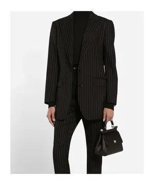 Dolce & Gabbana Single-breasted Pinstriped Blazer
