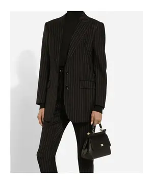 Dolce & Gabbana Single-breasted Pinstriped Blazer