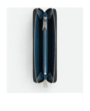 Bottega Veneta Intrecciato Woven Zipper Purse
