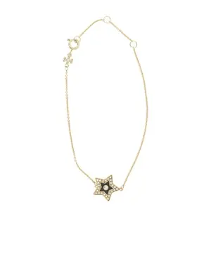 Tory Burch Kira Star Chain Bracelet - Yellow