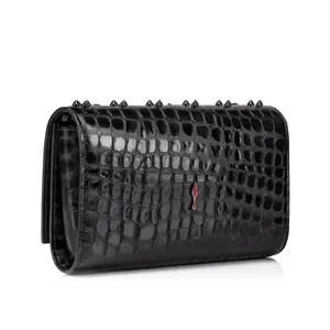 CHRISTIAN LOUBOUTIN Paloma Clutch - Black
