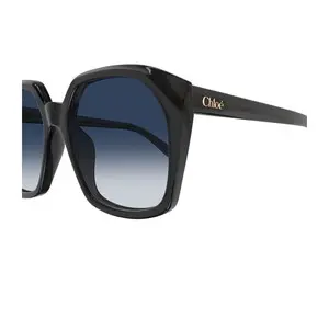 Chloé Salome Oversized Frame Sunglasses - Black