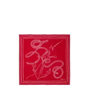Jacquemus The Ancre Scarf - Red