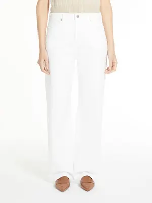 Max Mara Giuria Straight-leg Stretch Cotton Jeans